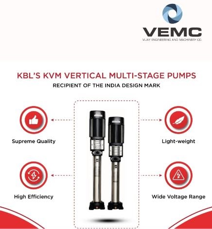 Highly Efficient Vertical Multistage Pump - VEMC
